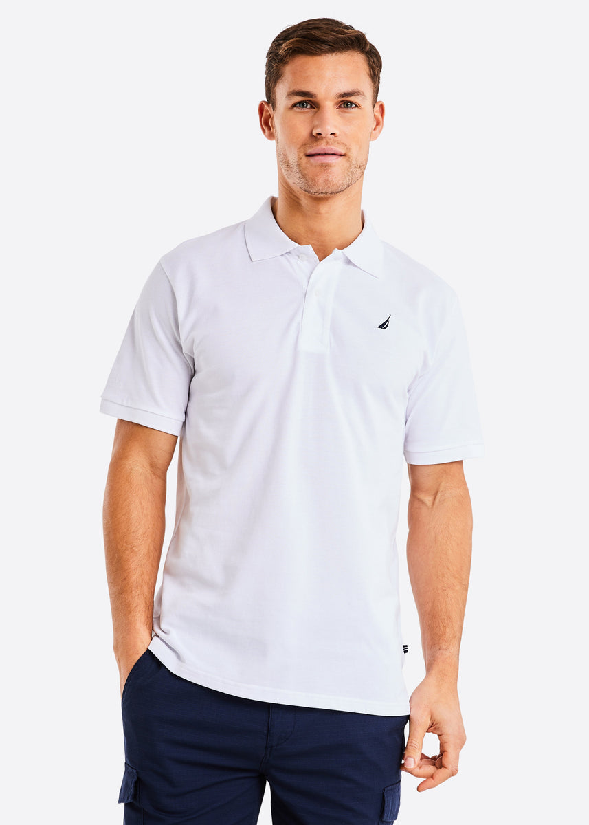 Buy Calder Polo Shirt in White, Dubai, UAE