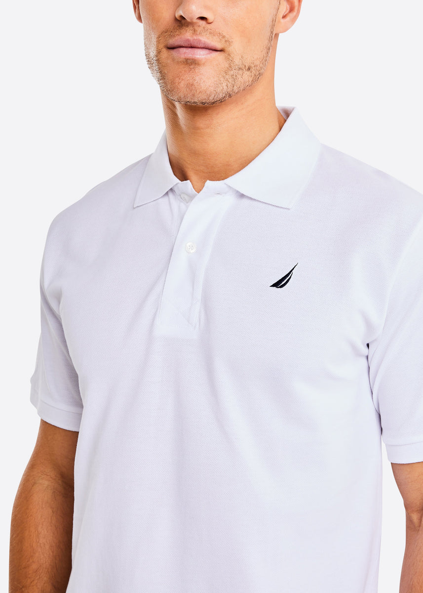 Buy Calder Polo Shirt in White, Dubai, UAE